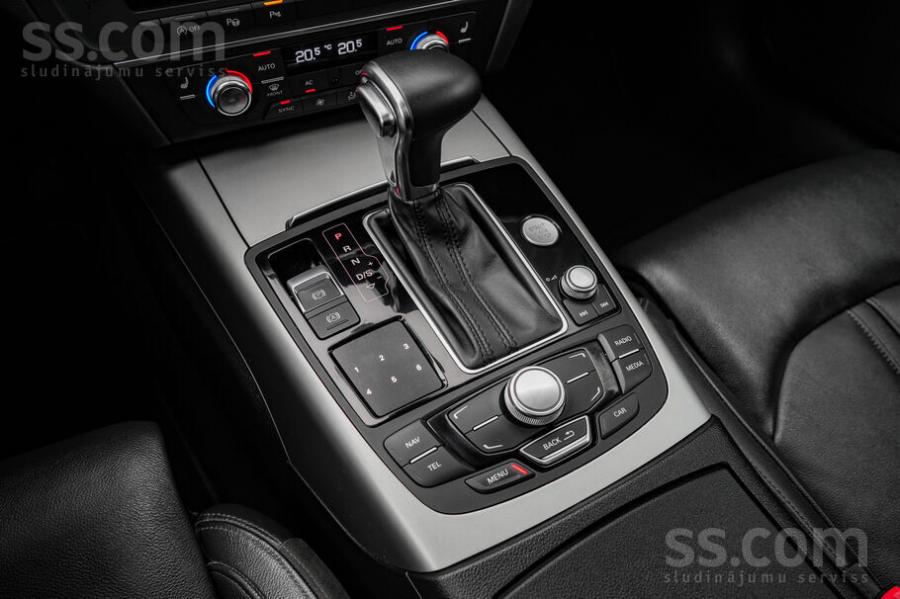 Black Audi A6 2012 in Ogre, with an engine capacity of 3.00 L and mileage of 241 thousand km for 11900 €, photo 14 on AUTOMOTO.COM.LV
