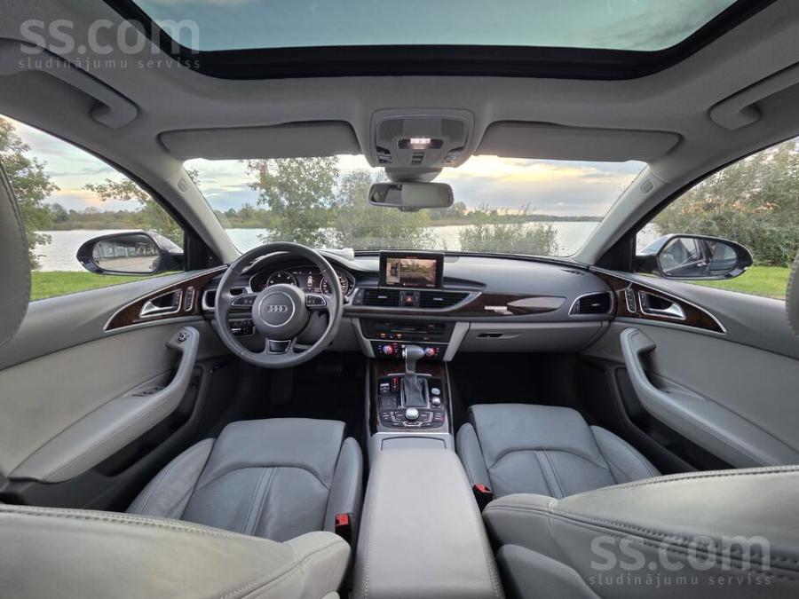 Black Audi A6 2012 in Riga, with an engine capacity of 3.00 L and mileage of 219 thousand km for 12950 €, photo 6 on AUTOMOTO.COM.LV