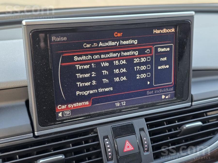 Black Audi A6 2012 in Riga, with an engine capacity of 3.00 L and mileage of 219 thousand km for 12950 €, photo 24 on AUTOMOTO.COM.LV