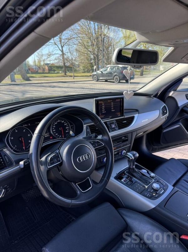 Black Audi A6 2012 in Jelgava, with an engine capacity of 3.00 L and mileage of 289 thousand km for 10990 €, photo 5 on AUTOMOTO.COM.LV
