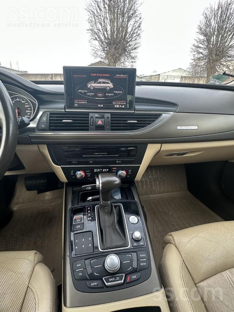 Melns Audi A6 2012 Rīga, ar dzinēja tilpumu 3.00 L un nobraukumu 242 tūkst. km par 11350 €, foto 23 vietnē AUTOMOTO.COM.LV