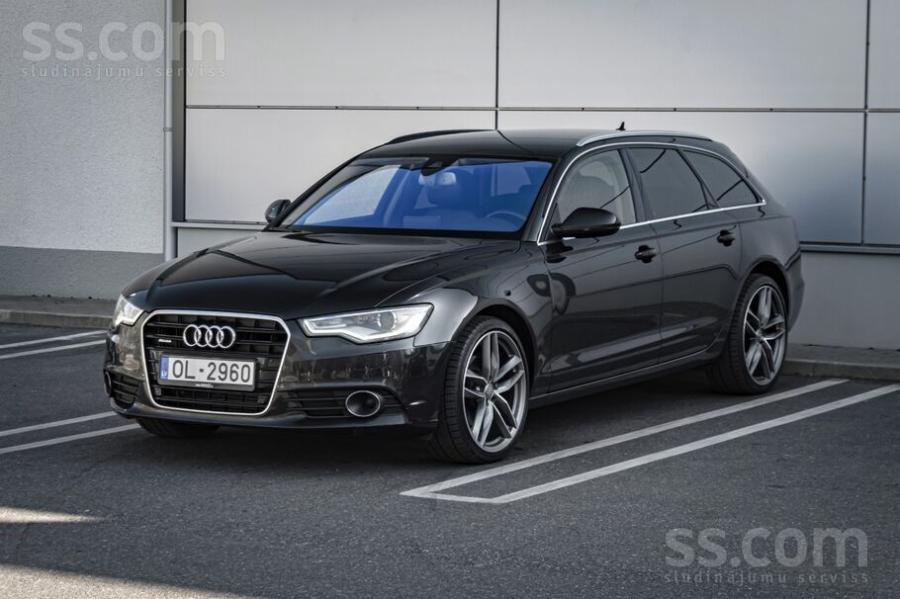 Black Audi A6 2012 in Riga, with an engine capacity of 3.00 L and mileage of 0 thousand km for 11950 €, photo 1 on AUTOMOTO.COM.LV