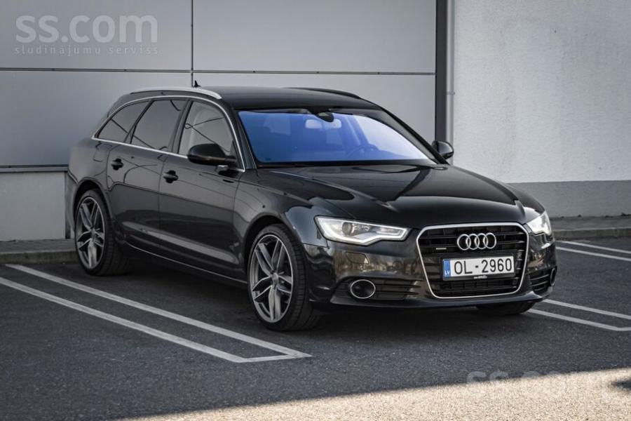 Black Audi A6 2012 in Riga, with an engine capacity of 3.00 L and mileage of 0 thousand km for 11950 €, photo 4 on AUTOMOTO.COM.LV