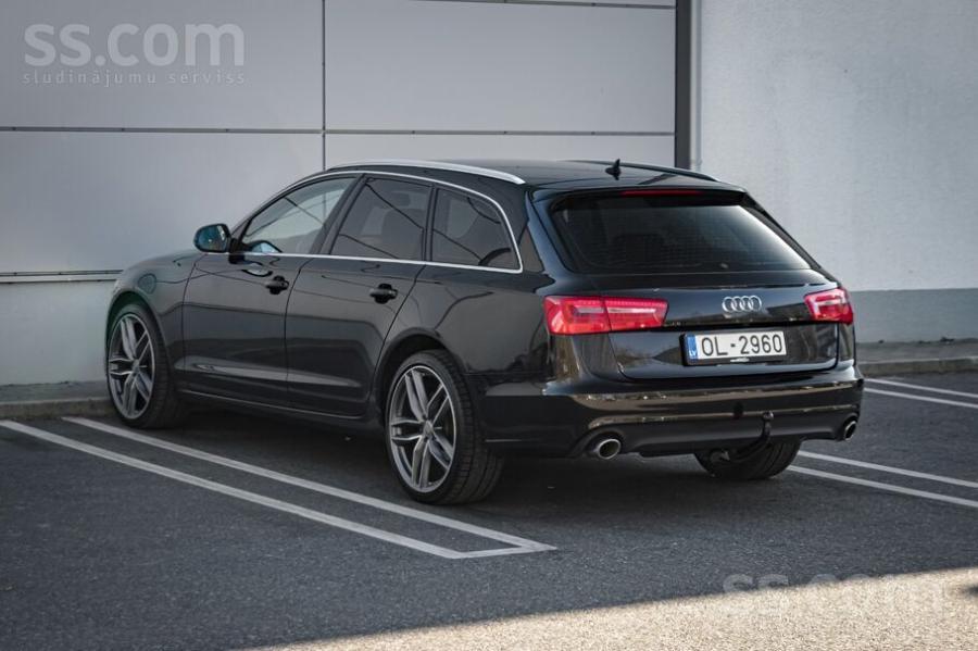 Black Audi A6 2012 in Riga, with an engine capacity of 3.00 L and mileage of 0 thousand km for 11950 €, photo 7 on AUTOMOTO.COM.LV