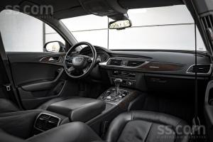 Black Audi A6 2012 in Riga, with an engine capacity of 3.00 L and mileage of 0 thousand km for 11950 €, photo 14 on AUTOMOTO.COM.LV
