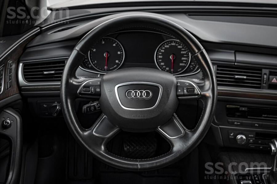 Black Audi A6 2012 in Riga, with an engine capacity of 3.00 L and mileage of 0 thousand km for 11950 €, photo 22 on AUTOMOTO.COM.LV