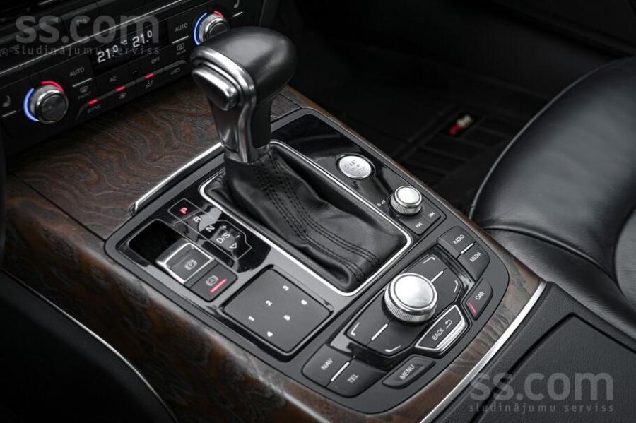 Black Audi A6 2012 in Riga, with an engine capacity of 3.00 L and mileage of 0 thousand km for 11950 €, photo 25 on AUTOMOTO.COM.LV