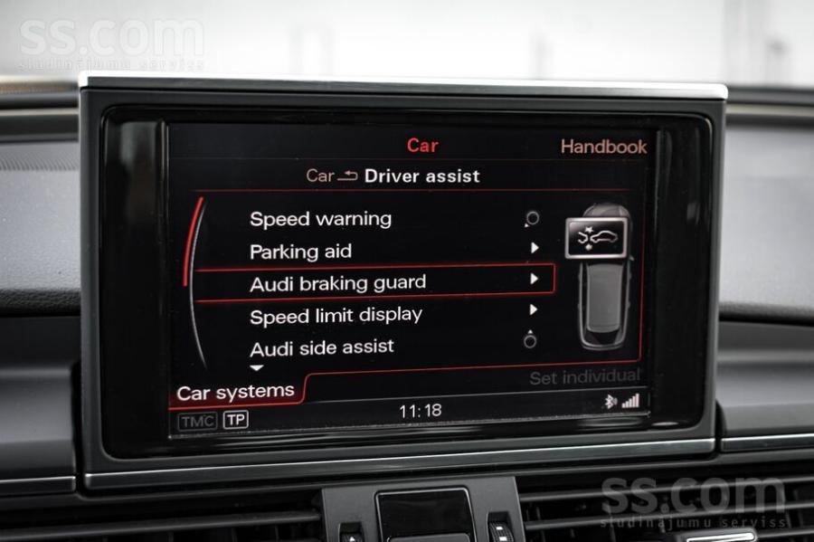 Black Audi A6 2012 in Riga, with an engine capacity of 3.00 L and mileage of 0 thousand km for 11950 €, photo 29 on AUTOMOTO.COM.LV