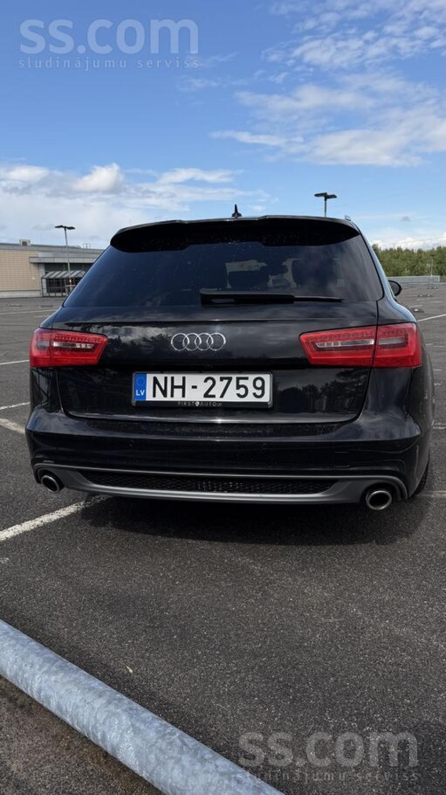 Black Audi A6 2012 in Riga, with an engine capacity of 3.00 L and mileage of 251 thousand km for 12000 €, photo 7 on AUTOMOTO.COM.LV