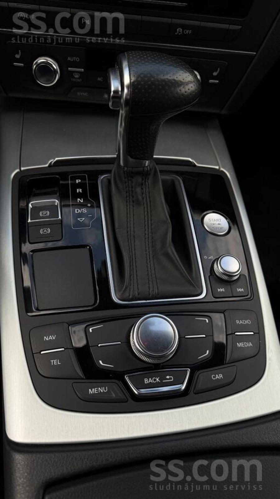 Black Audi A6 2012 in Riga, with an engine capacity of 3.00 L and mileage of 251 thousand km for 12000 €, photo 15 on AUTOMOTO.COM.LV