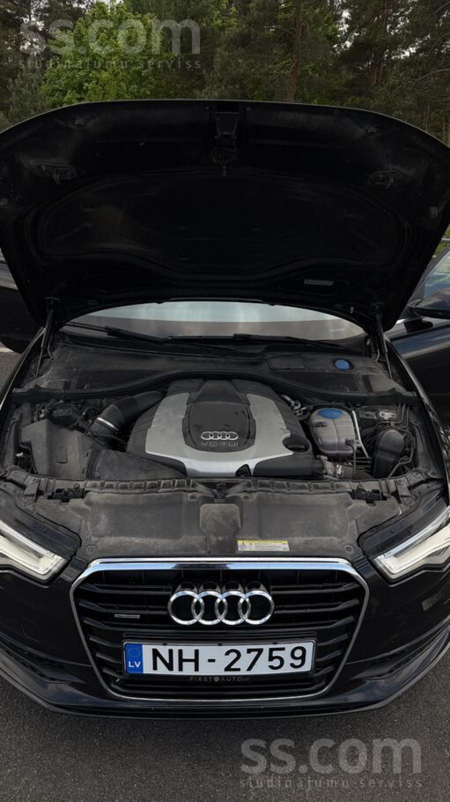 Black Audi A6 2012 in Riga, with an engine capacity of 3.00 L and mileage of 251 thousand km for 12000 €, photo 18 on AUTOMOTO.COM.LV