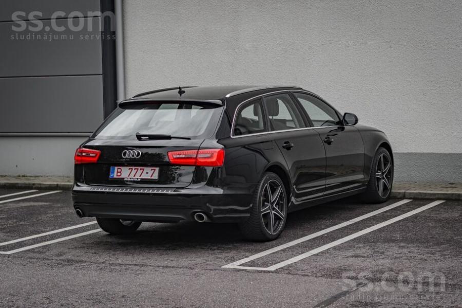 Black Audi A6 2012 in Riga, with an engine capacity of 3.00 L and mileage of 233 thousand km for 12500 €, photo 5 on AUTOMOTO.COM.LV
