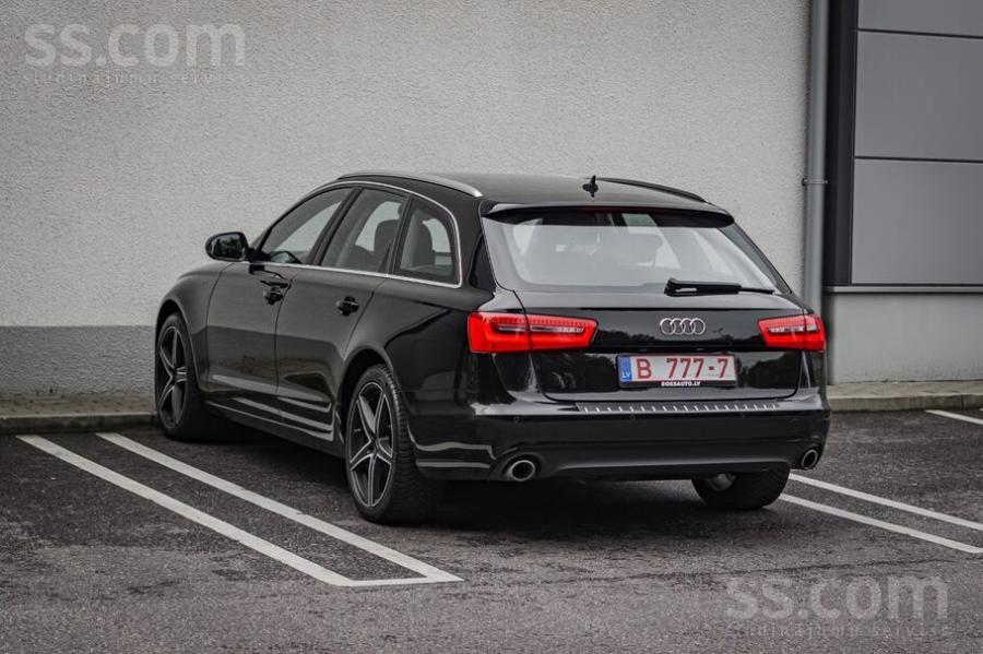 Black Audi A6 2012 in Riga, with an engine capacity of 3.00 L and mileage of 233 thousand km for 12500 €, photo 7 on AUTOMOTO.COM.LV