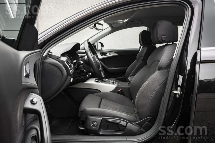 Black Audi A6 2012 in Riga, with an engine capacity of 3.00 L and mileage of 233 thousand km for 12500 €, photo 8 on AUTOMOTO.COM.LV