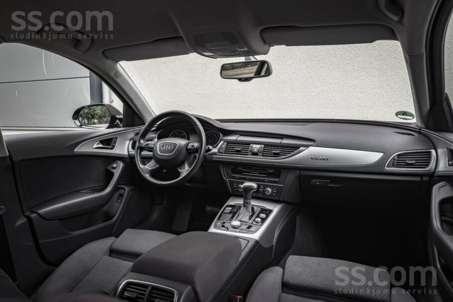 Black Audi A6 2012 in Riga, with an engine capacity of 3.00 L and mileage of 233 thousand km for 12500 €, photo 13 on AUTOMOTO.COM.LV