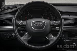 Black Audi A6 2012 in Riga, with an engine capacity of 3.00 L and mileage of 233 thousand km for 12500 €, photo 17 on AUTOMOTO.COM.LV