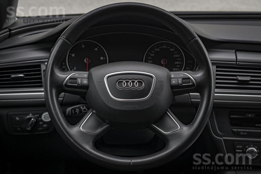 Black Audi A6 2012 in Riga, with an engine capacity of 3.00 L and mileage of 233 thousand km for 12500 €, photo 17 on AUTOMOTO.COM.LV