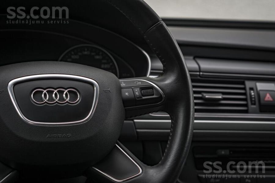 Black Audi A6 2012 in Riga, with an engine capacity of 3.00 L and mileage of 233 thousand km for 12500 €, photo 18 on AUTOMOTO.COM.LV