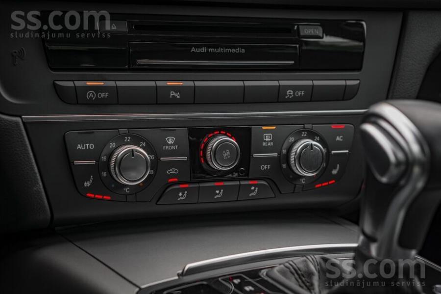Black Audi A6 2012 in Riga, with an engine capacity of 3.00 L and mileage of 233 thousand km for 12500 €, photo 21 on AUTOMOTO.COM.LV