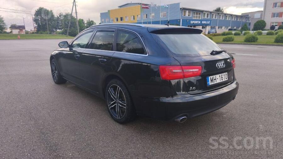 Black Audi A6 2012 in Tukums, with an engine capacity of 3.00 L and mileage of 316 thousand km for 8800 €, photo 7 on AUTOMOTO.COM.LV