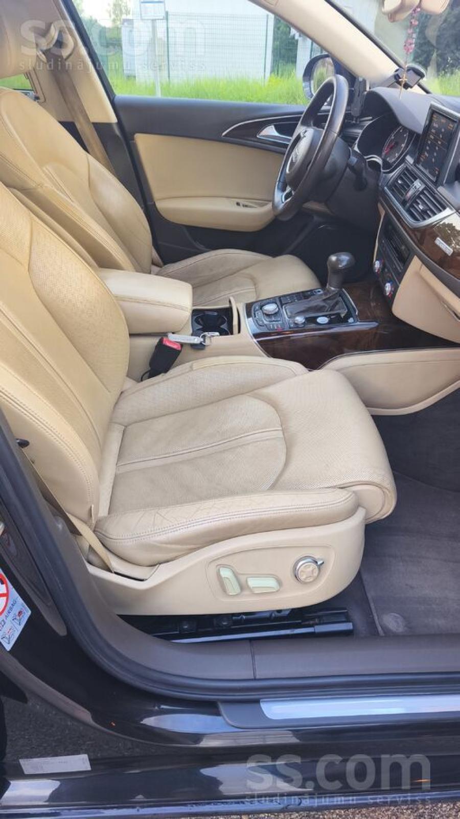 Black Audi A6 2012 in Tukums, with an engine capacity of 3.00 L and mileage of 316 thousand km for 8800 €, photo 11 on AUTOMOTO.COM.LV
