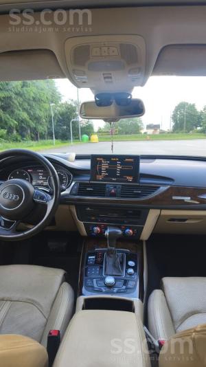 Black Audi A6 2012 in Tukums, with an engine capacity of 3.00 L and mileage of 316 thousand km for 8800 €, photo 12 on AUTOMOTO.COM.LV