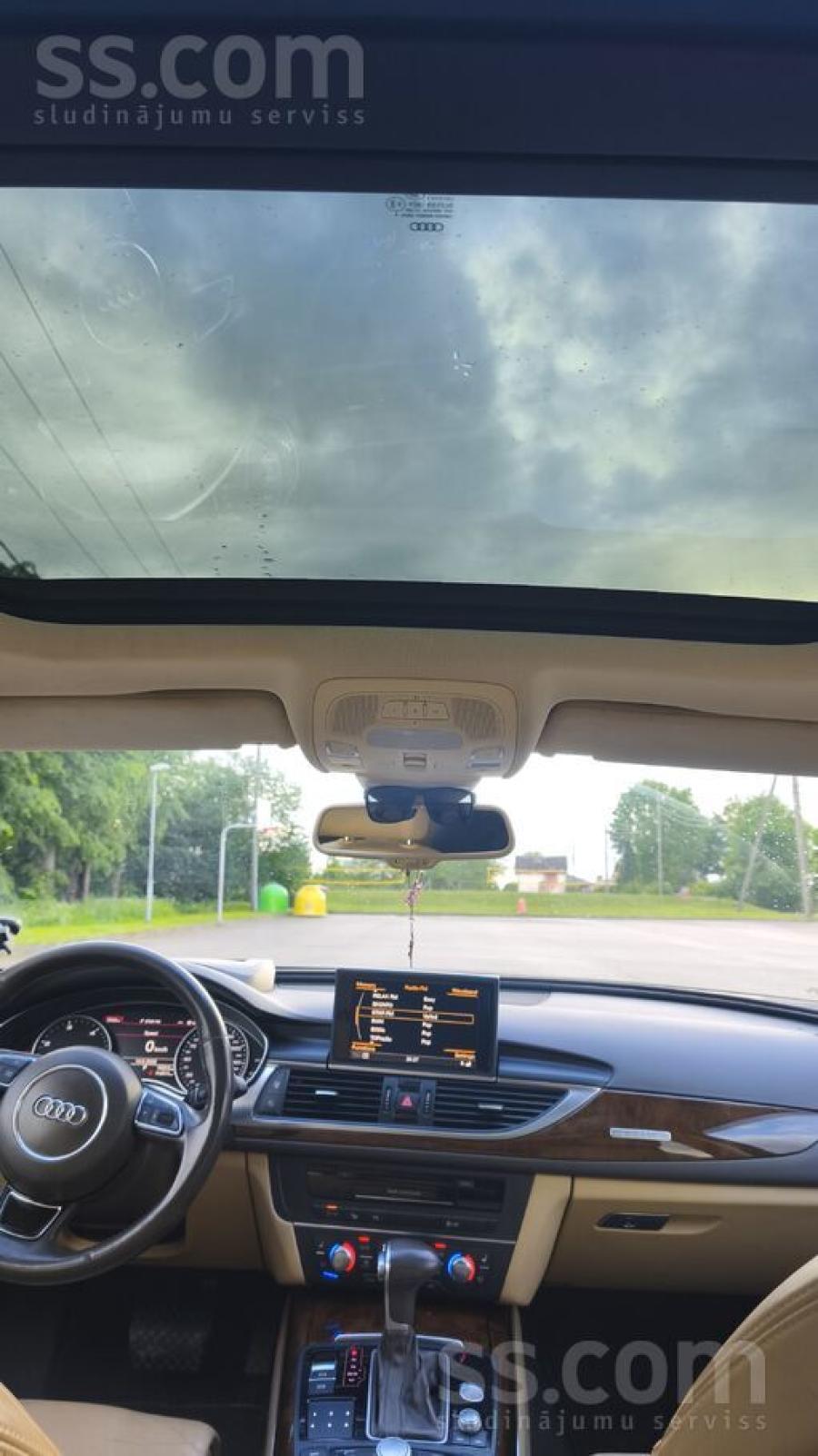 Black Audi A6 2012 in Tukums, with an engine capacity of 3.00 L and mileage of 316 thousand km for 8800 €, photo 13 on AUTOMOTO.COM.LV