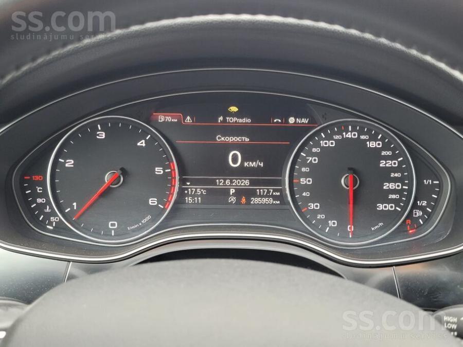 Melns Audi A6 2012 Daugavpils, ar dzinēja tilpumu 3.00 L un nobraukumu 285 tūkst. km par 9990 €, foto 23 vietnē AUTOMOTO.COM.LV