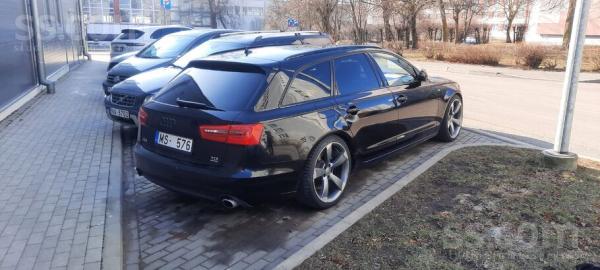 Black Audi A6 2012 in Liepaja, with an engine capacity of 3.00 L and mileage of 351 thousand km for 9000 €, photo 1 on AUTOMOTO.COM.LV