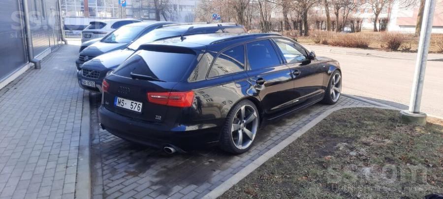 Melns Audi A6 2012 Liepāja, ar dzinēja tilpumu 3.00 L un nobraukumu 351 tūkst. km par 9000 €, foto 1 vietnē AUTOMOTO.COM.LV