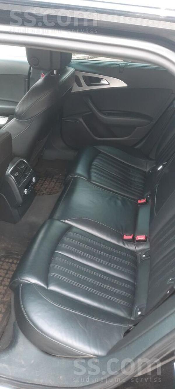 Black Audi A6 2012 in Liepaja, with an engine capacity of 3.00 L and mileage of 351 thousand km for 9000 €, photo 4 on AUTOMOTO.COM.LV