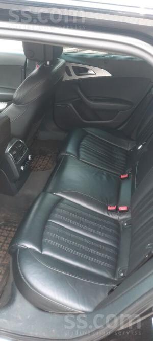 Melns Audi A6 2012 Liepāja, ar dzinēja tilpumu 3.00 L un nobraukumu 351 tūkst. km par 9000 €, foto 5 vietnē AUTOMOTO.COM.LV