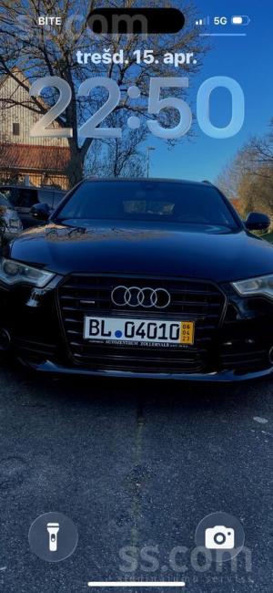 Melns Audi A6 2012 Liepāja, ar dzinēja tilpumu 3.00 L un nobraukumu 309 tūkst. km par 10150 €, foto  vietnē AUTOMOTO.COM.LV