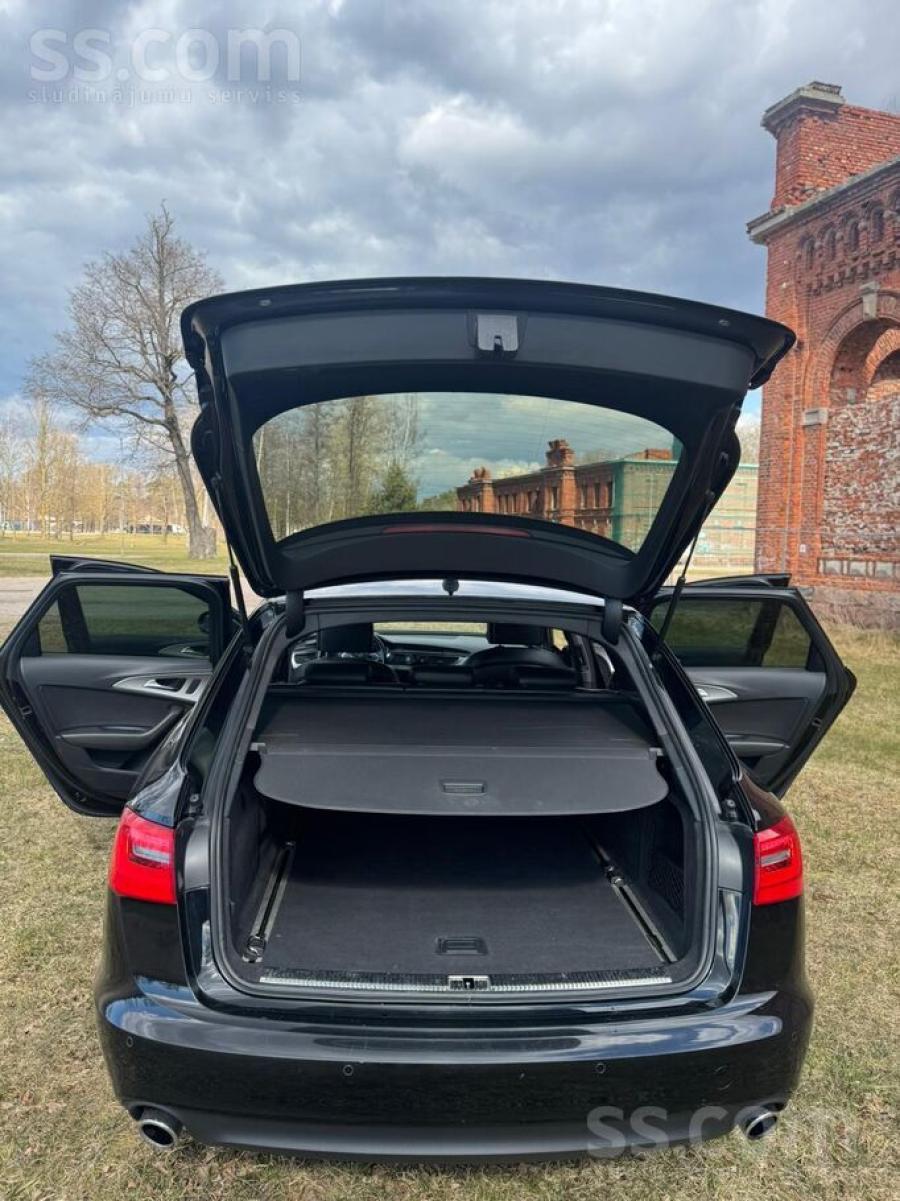 Black Audi A6 2012 in Liepaja, with an engine capacity of 3.00 L and mileage of 309 thousand km for 10150 €, photo 8 on AUTOMOTO.COM.LV