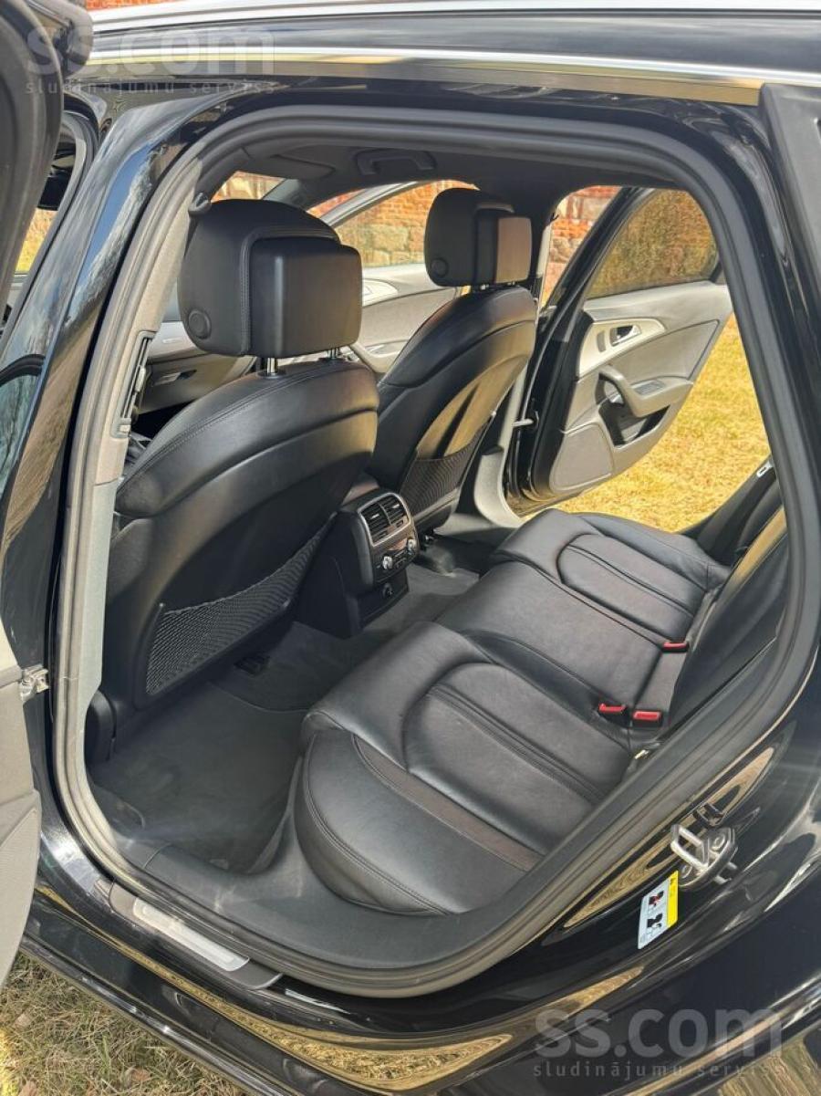 Black Audi A6 2012 in Liepaja, with an engine capacity of 3.00 L and mileage of 309 thousand km for 10150 €, photo 12 on AUTOMOTO.COM.LV