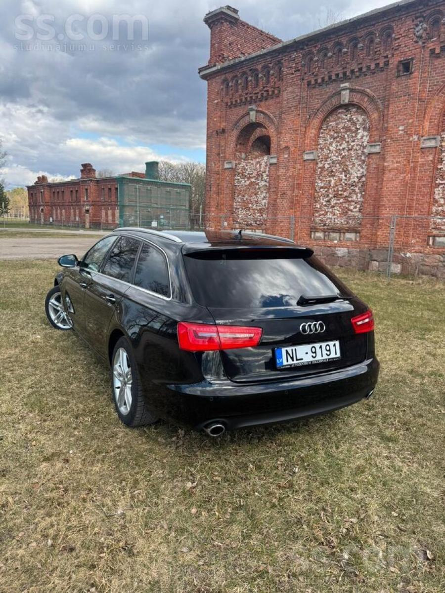 Black Audi A6 2012 in Liepaja, with an engine capacity of 3.00 L and mileage of 309 thousand km for 10150 €, photo 13 on AUTOMOTO.COM.LV