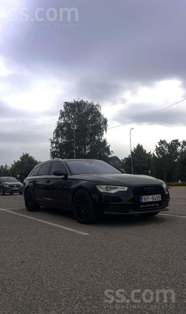 Melns Audi A6 2012 Rīga, ar dzinēja tilpumu 3.00 L un nobraukumu 346 tūkst. km par 12000 €, foto 1 vietnē AUTOMOTO.COM.LV