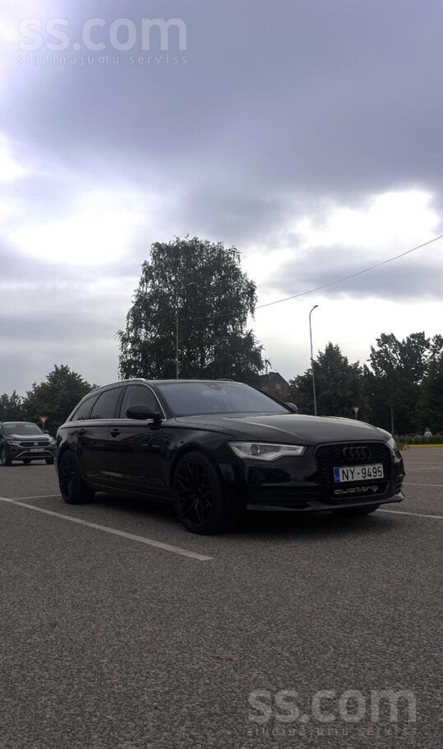 Black Audi A6 2012 in Riga, with an engine capacity of 3.00 L and mileage of 346 thousand km for 12000 €, photo 1 on AUTOMOTO.COM.LV