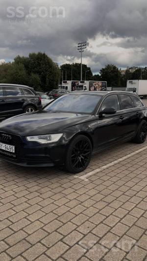 Black Audi A6 2012 in Riga, with an engine capacity of 3.00 L and mileage of 346 thousand km for 12000 €, photo 3 on AUTOMOTO.COM.LV