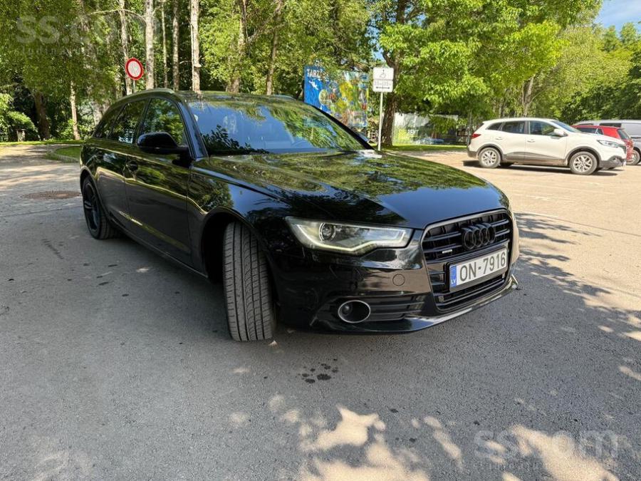 Black Audi A6 2012 in Riga, with an engine capacity of 3.00 L and mileage of 314 thousand km for 10600 €, photo 4 on AUTOMOTO.COM.LV