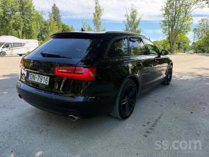 Black Audi A6 2012 in Riga, with an engine capacity of 3.00 L and mileage of 314 thousand km for 10600 €, photo 5 on AUTOMOTO.COM.LV