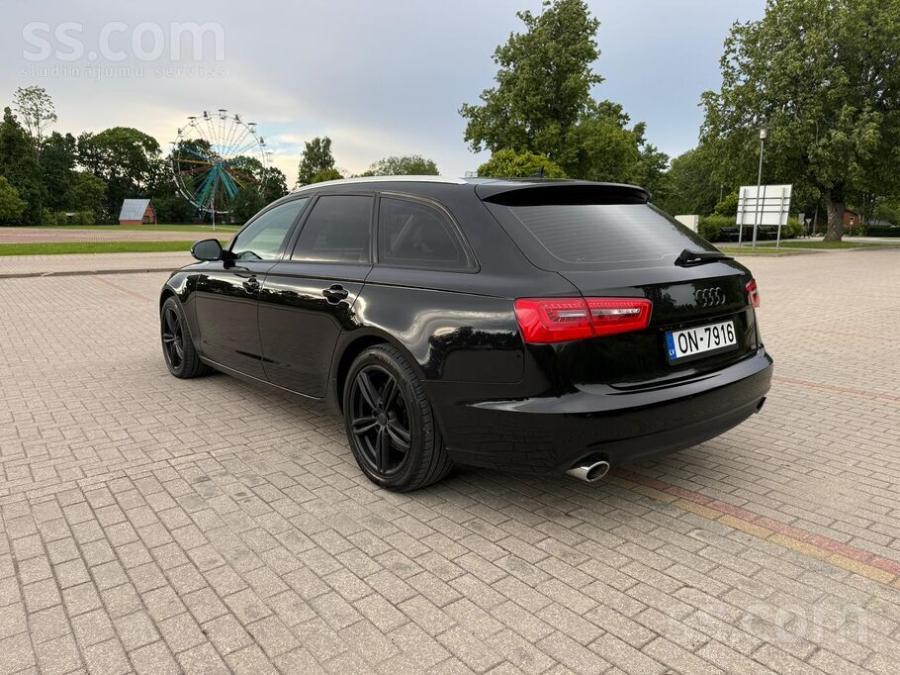 Black Audi A6 2012 in Riga, with an engine capacity of 3.00 L and mileage of 314 thousand km for 10600 €, photo 6 on AUTOMOTO.COM.LV