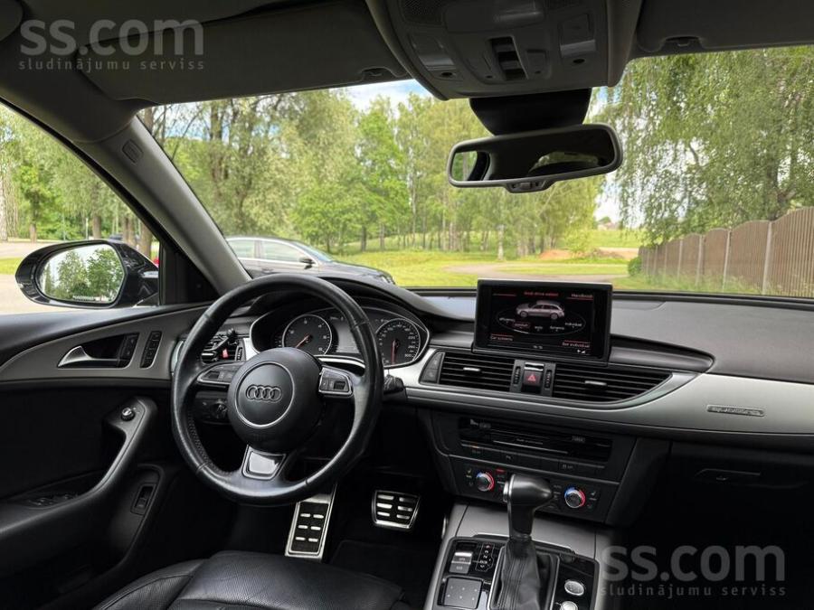 Black Audi A6 2012 in Riga, with an engine capacity of 3.00 L and mileage of 314 thousand km for 10600 €, photo 10 on AUTOMOTO.COM.LV
