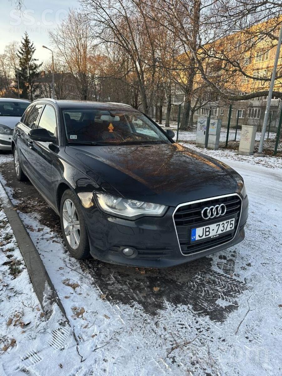 Black Audi A6 2012 in Riga, with an engine capacity of 2.00 L and mileage of 477 thousand km for 6200 €, photo 1 on AUTOMOTO.COM.LV