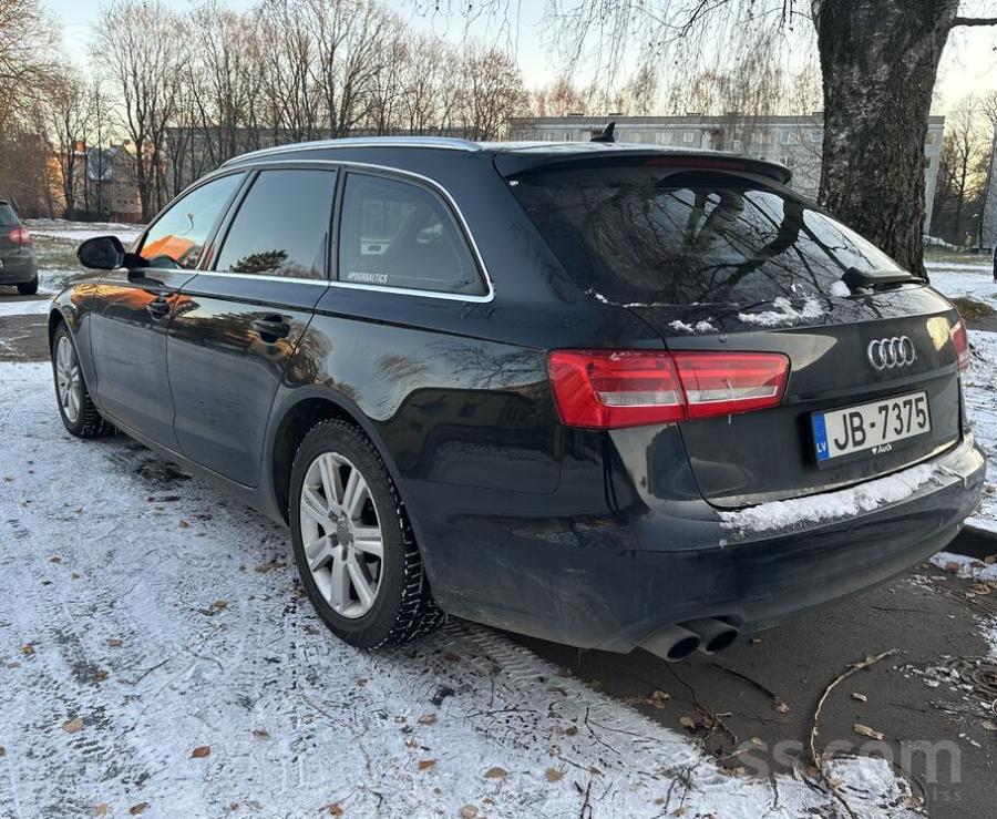 Black Audi A6 2012 in Riga, with an engine capacity of 2.00 L and mileage of 477 thousand km for 6200 €, photo 6 on AUTOMOTO.COM.LV