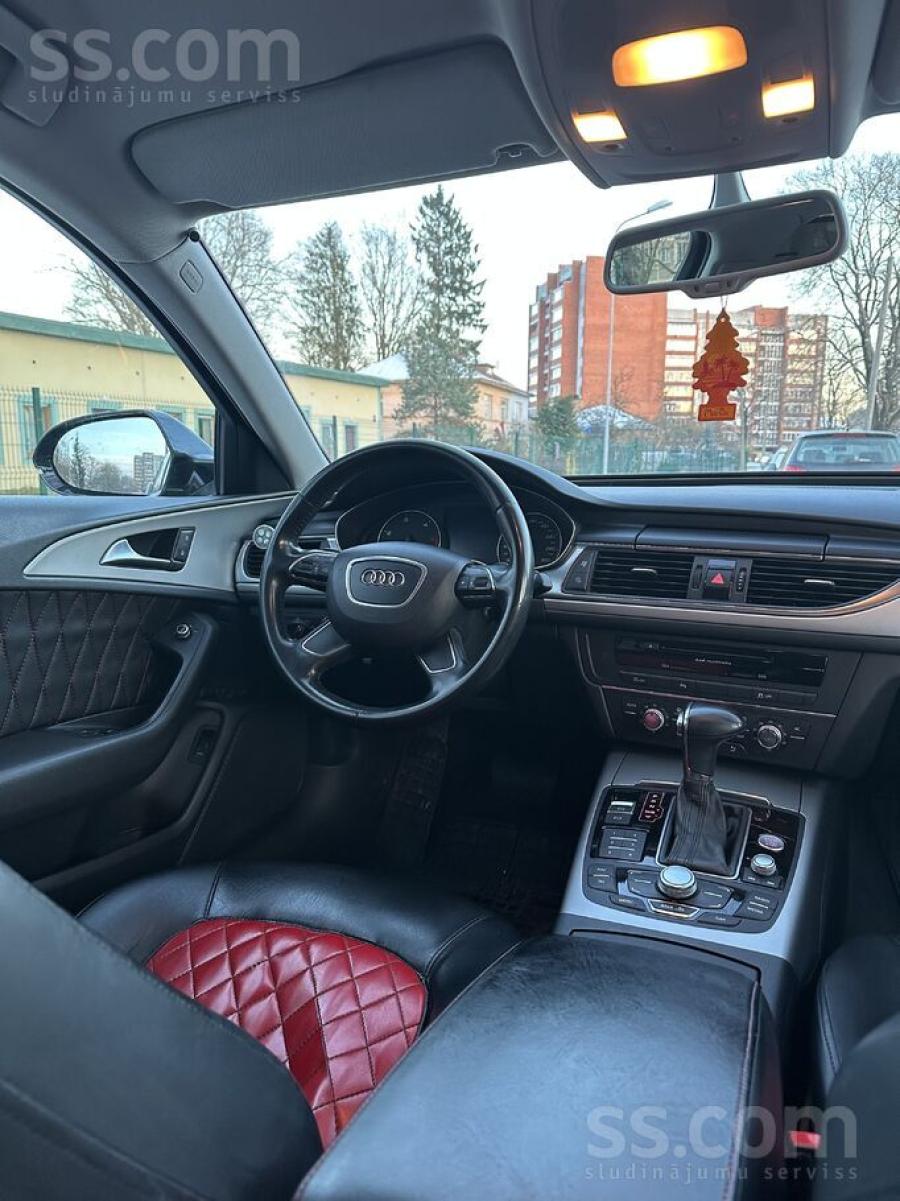 Black Audi A6 2012 in Riga, with an engine capacity of 2.00 L and mileage of 477 thousand km for 6200 €, photo 15 on AUTOMOTO.COM.LV