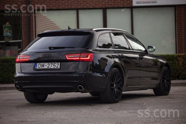 Black Audi A6 2012 in Dobele, with an engine capacity of 3.00 L and mileage of 249 thousand km for 8500 €, photo 4 on AUTOMOTO.COM.LV