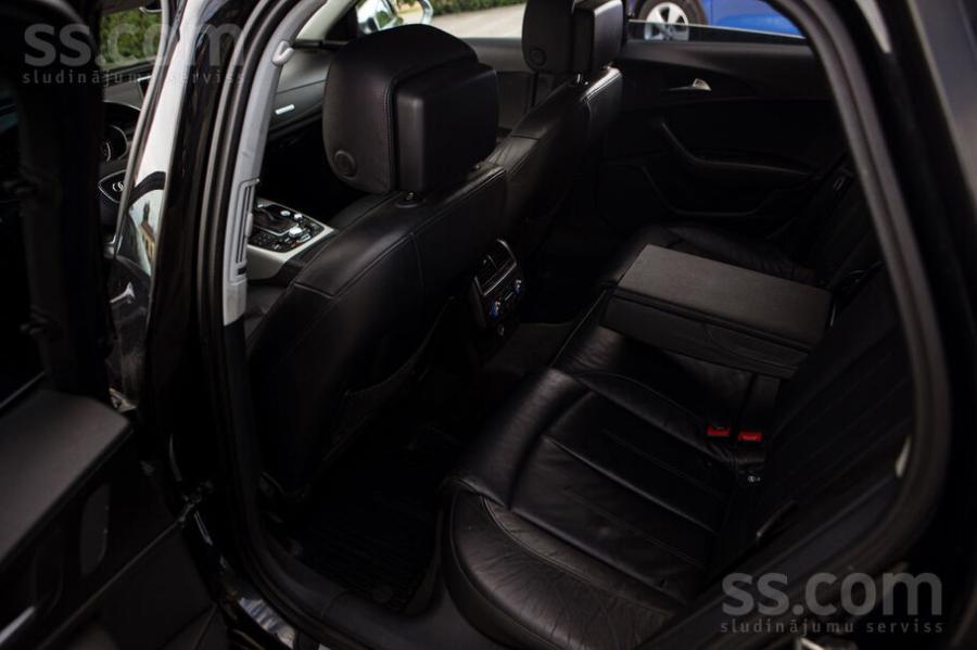 Black Audi A6 2012 in Dobele, with an engine capacity of 3.00 L and mileage of 249 thousand km for 8500 €, photo 10 on AUTOMOTO.COM.LV