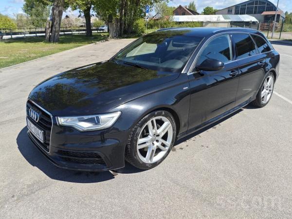 Black Audi A6 2012 in Riga, with an engine capacity of 3.00 L and mileage of 240 thousand km for 8350 €, photo 1 on AUTOMOTO.COM.LV