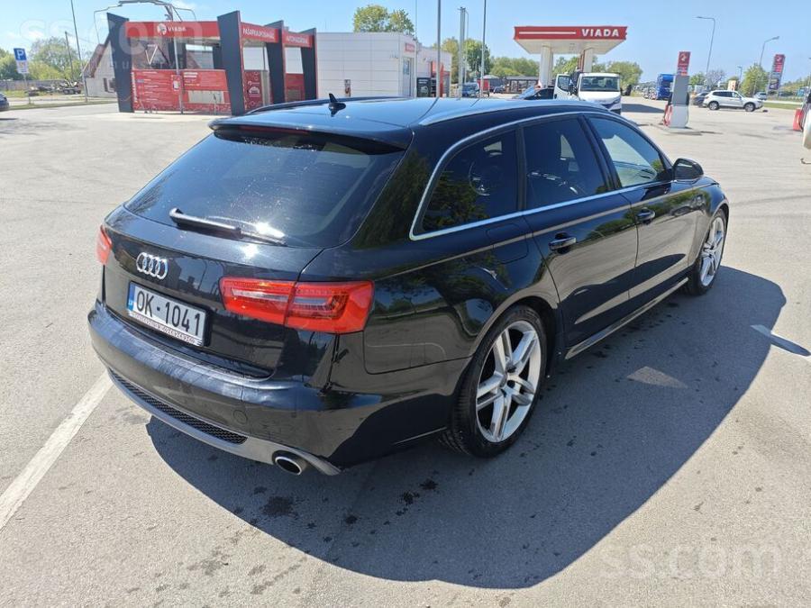 Black Audi A6 2012 in Riga, with an engine capacity of 3.00 L and mileage of 240 thousand km for 8350 €, photo 3 on AUTOMOTO.COM.LV